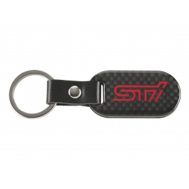 Subaru Carbon Fiber Key Chain W STI Logo SOA342L156 Subaru Parts Pros