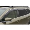 Subaru Side Window Deflectors - Chrome - F001SAN000 | Subaru Parts Pros