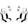 Subaru Front Seat Covers For Left And Right With Outback Logo ...