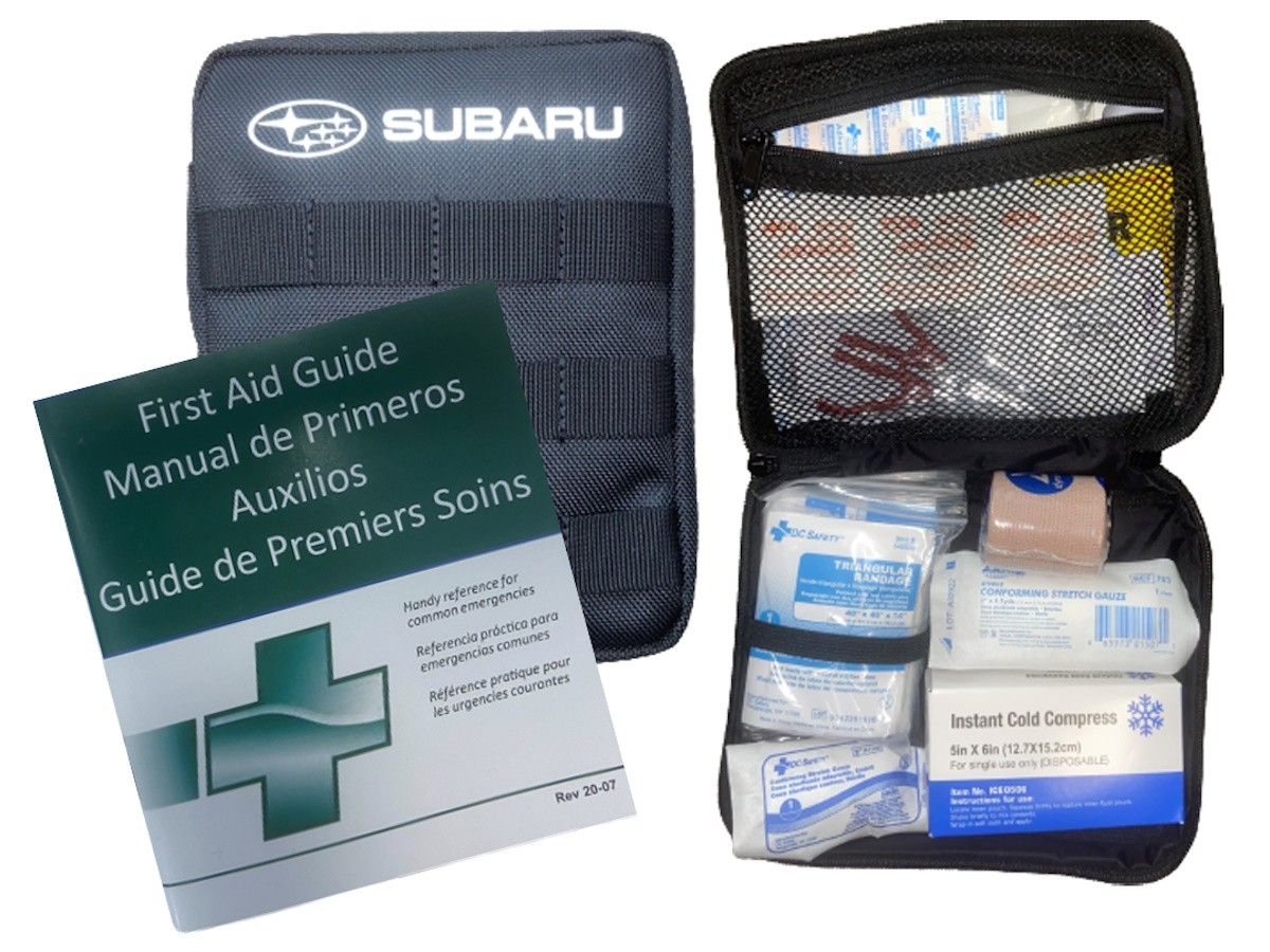 Subaru First Aid Kit In Black Storage Case With Subaru Logo ...