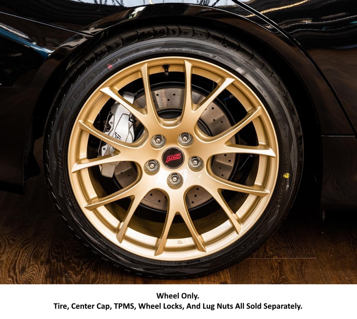 Subaru Final Edition STi 19 Inch Gold Painted Aluminum Wheel