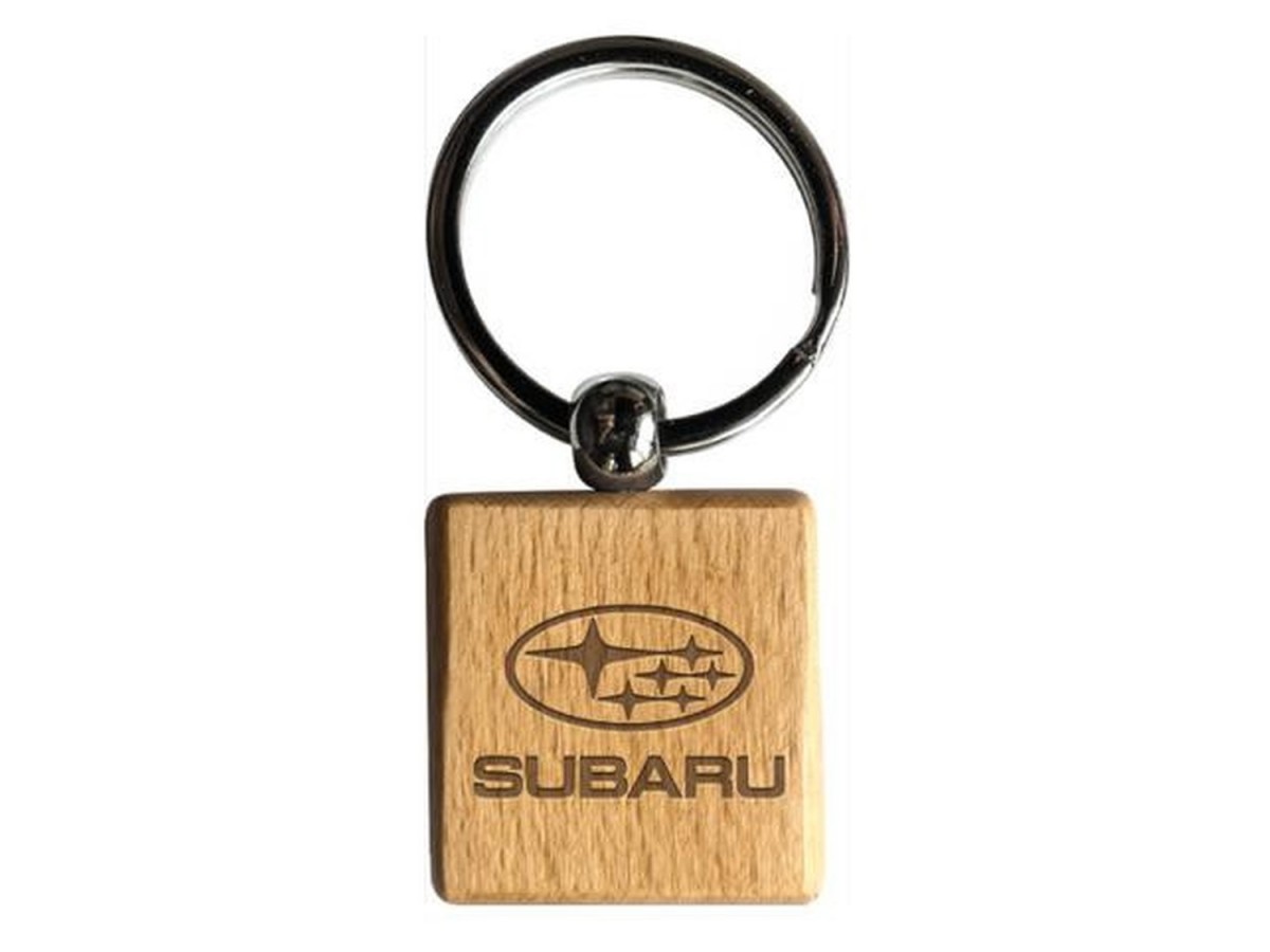 Subaru European Beechwood Keytag With Subaru Logo - 580783 | Subaru ...
