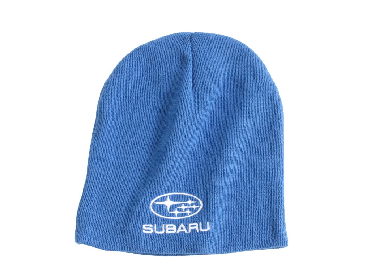 Subaru Knit Hat Light Blue With Subaru Logo - 9827826LB | Subaru Parts Pros