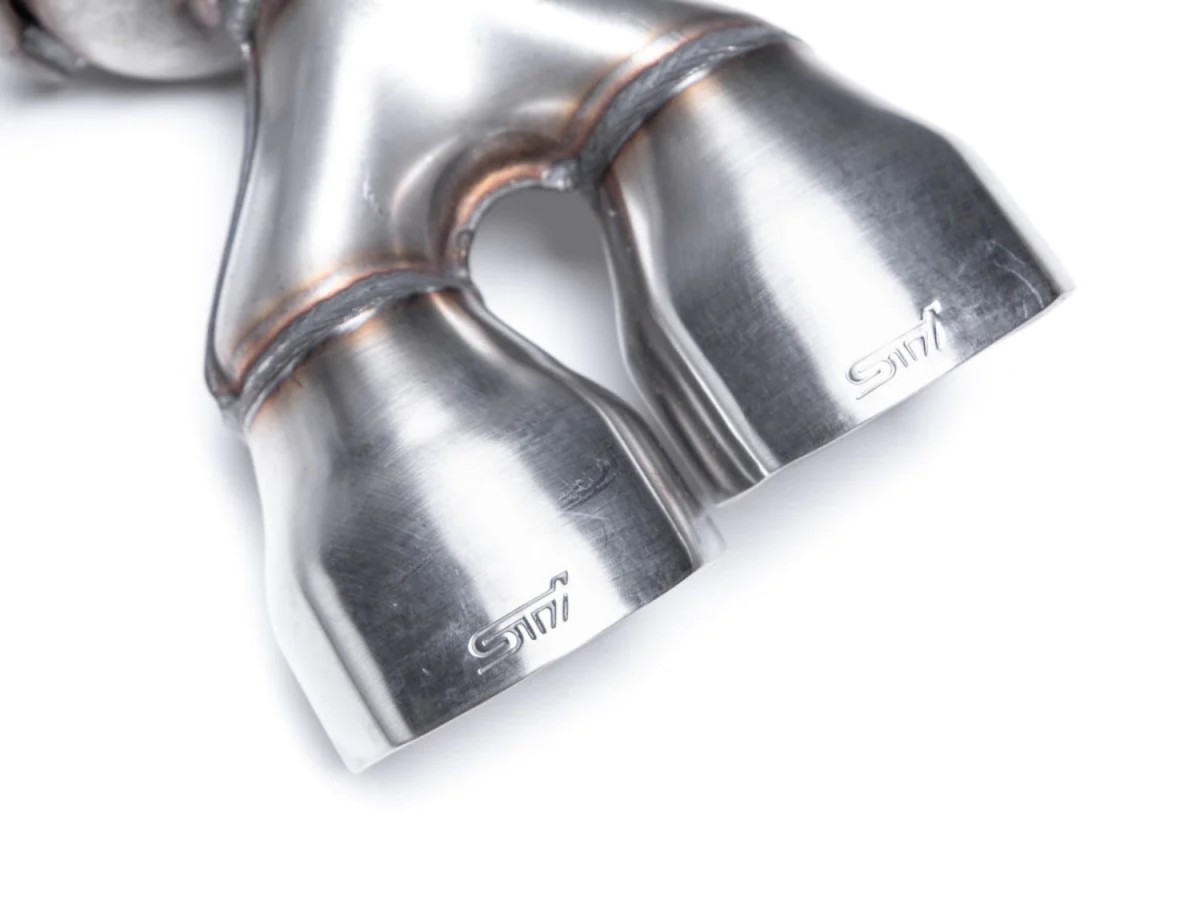Subaru STI Performance Mufflers Stainless Steel With Quad Exhaust Tips ...