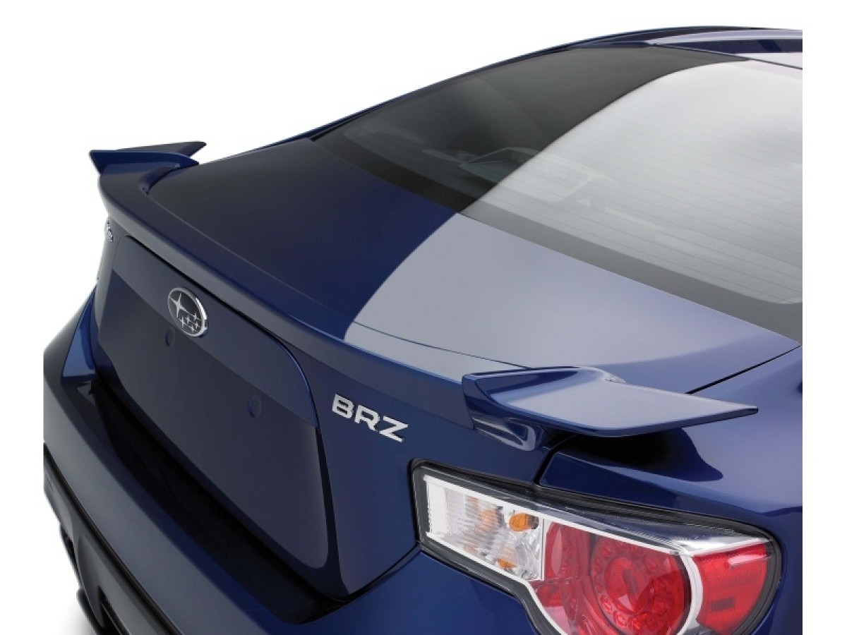 Subaru Rear Trunk Spoiler - Crystal Black Silica - E7218CA000V2 ...