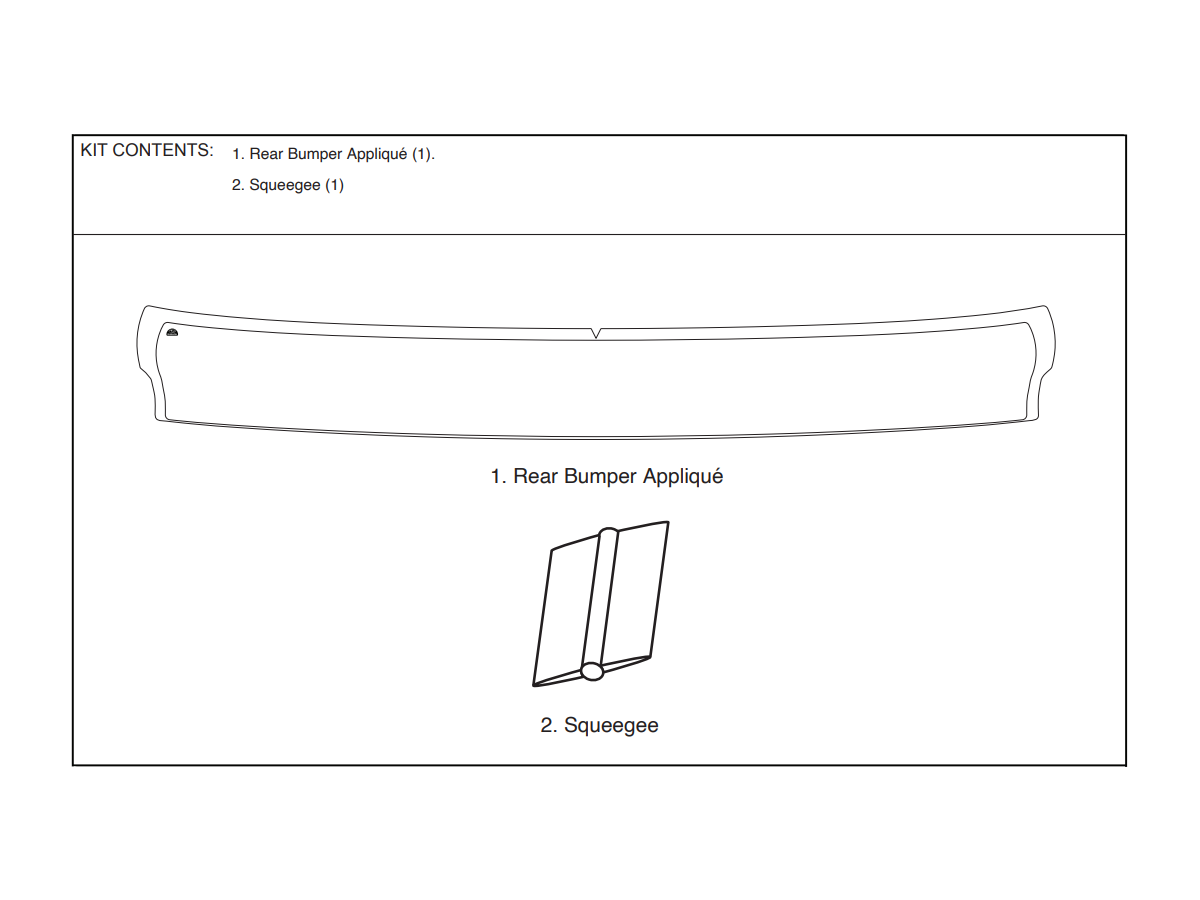 Subaru Rear Bumper Applique For Base And Premium - E771SAN000 | Subaru ...