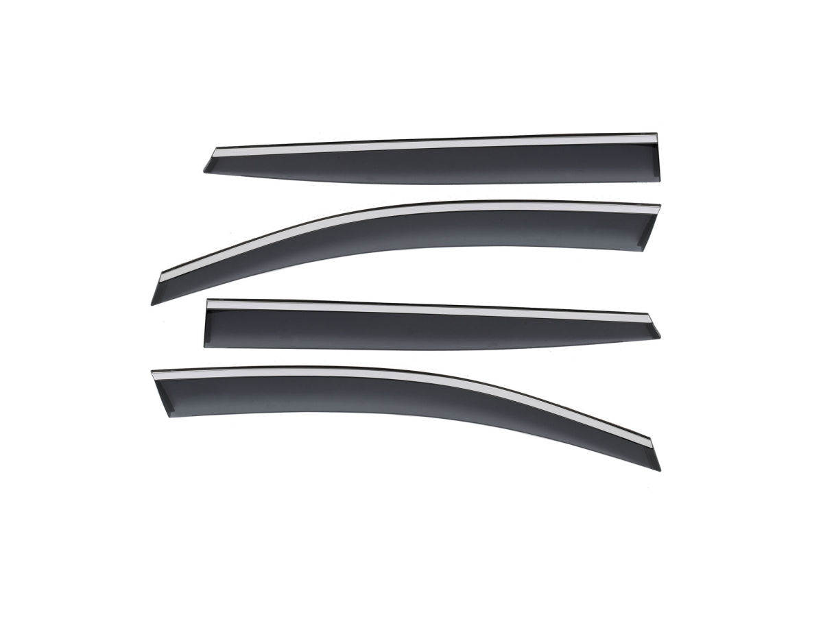 Subaru Side Window Deflectors - Chrome - F001SAN000 | Subaru Parts Pros