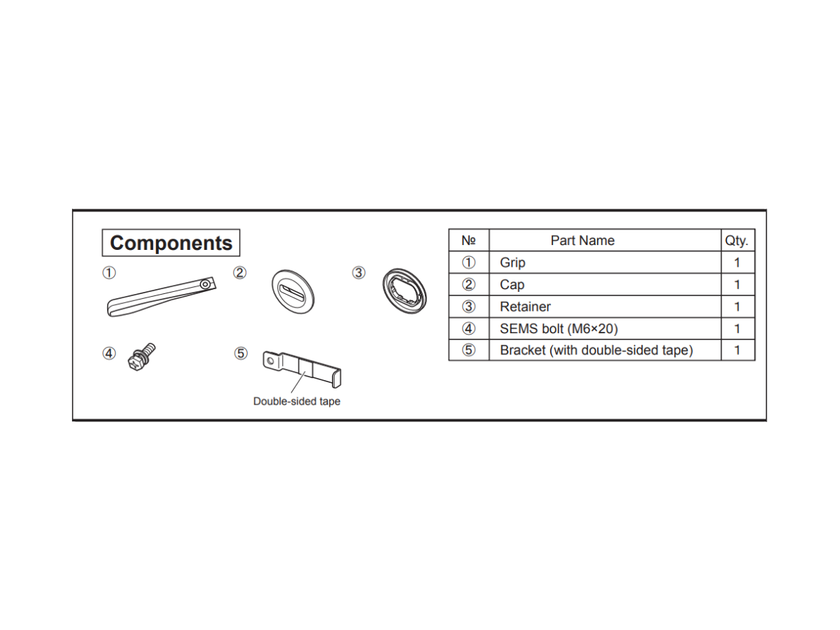 Subaru Assist Handle For Rear Lift Gate - F6010FN000 | Subaru Parts Pros