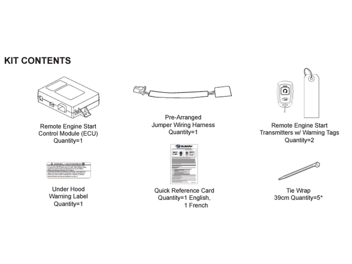 Subaru Remote Engine Starter For Push Start Vehicles - H001SFN000 ...
