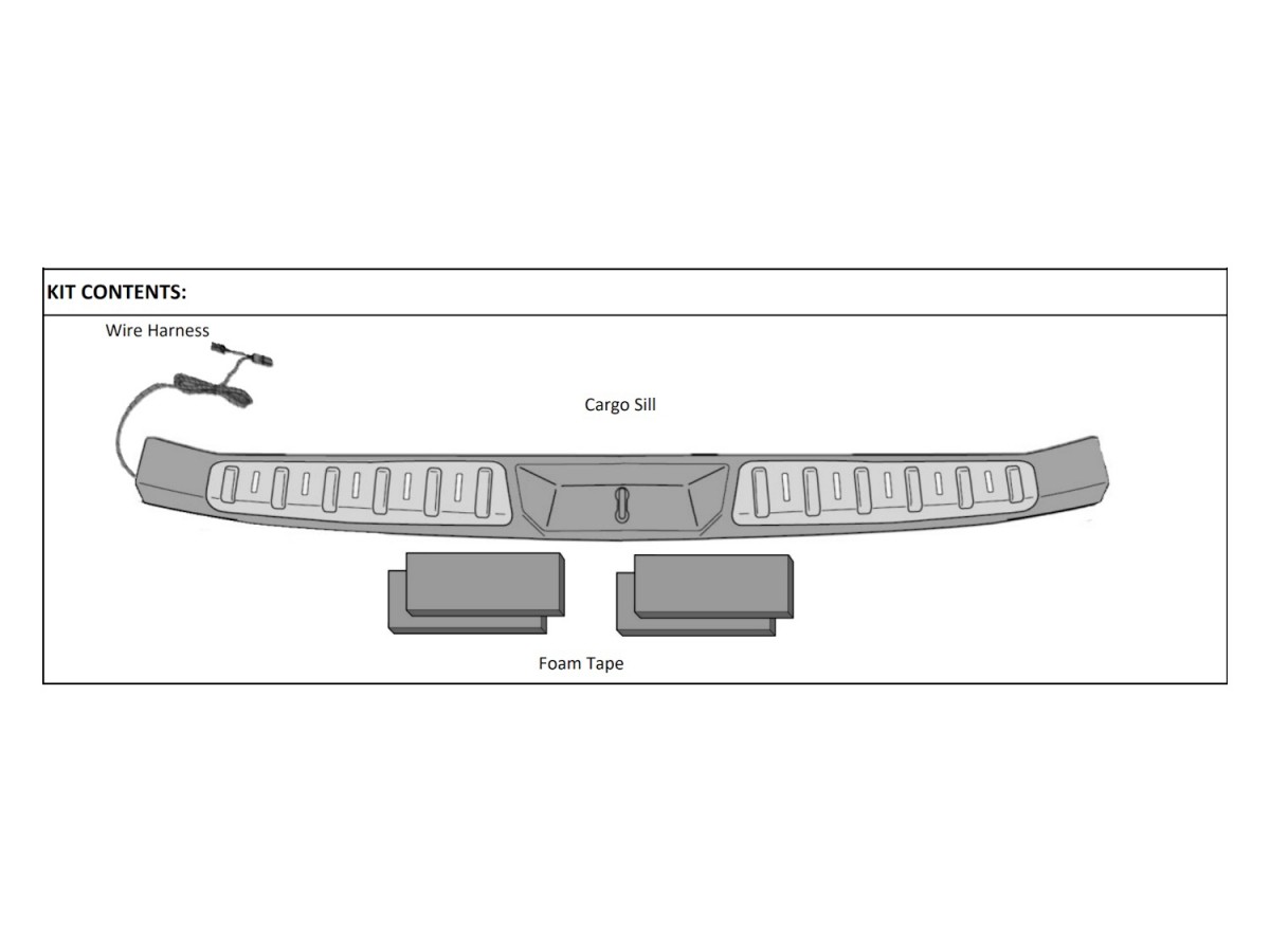 Subaru Illuminated Cargo Sill Trim - H461SXC300 | Subaru Parts Pros