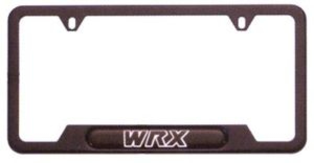 Subaru License Plate Frame WRX Black - SOA342L125 | Subaru Parts Pros