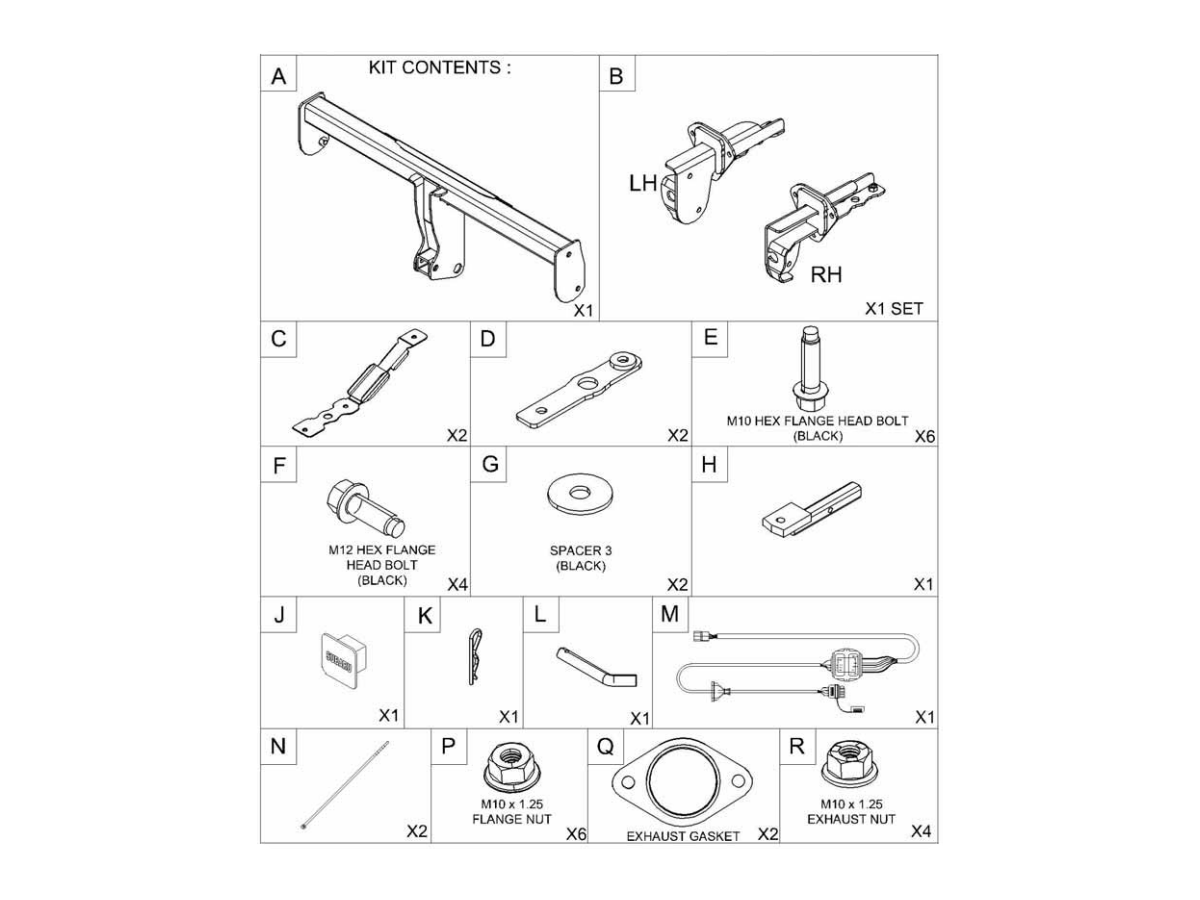 Subaru Trailer Hitch - L101SSC000 | Subaru Parts Pros