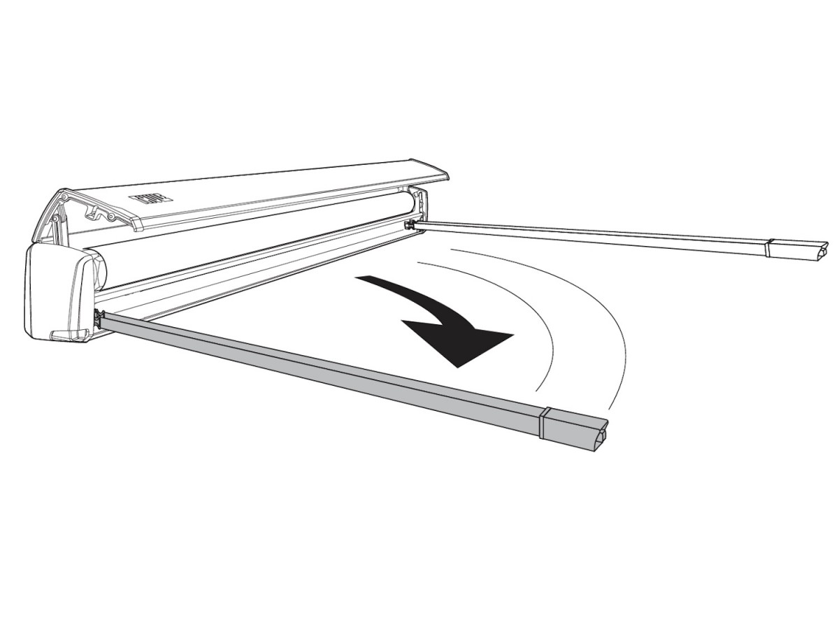 Subaru Thule Outland Roof Rack Mounted Retractable Awning - SOA567C200 ...