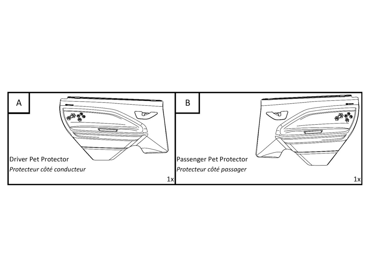 Subaru Pet Friendly Rear Door Protectors Set Of Two For Left And Right ...